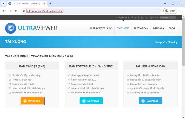 Hướng Dẫn Thiết Lập Mật Khẩu Riêng Của UltraViewer