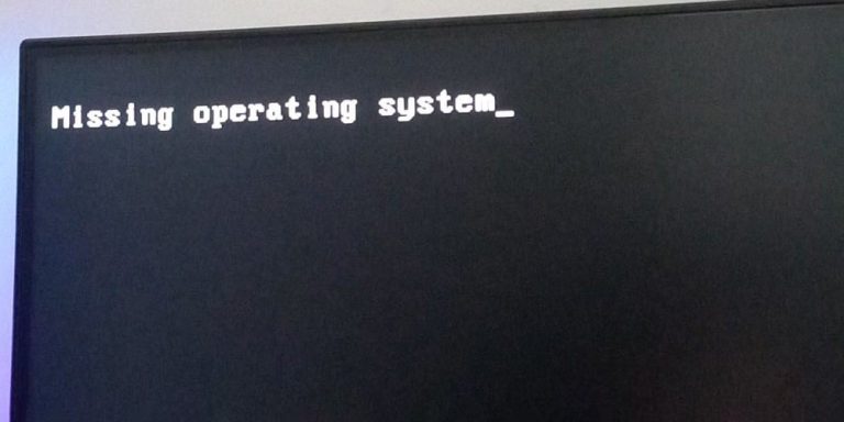 Hướng Dẫn Sửa Lỗi Missing Operating System