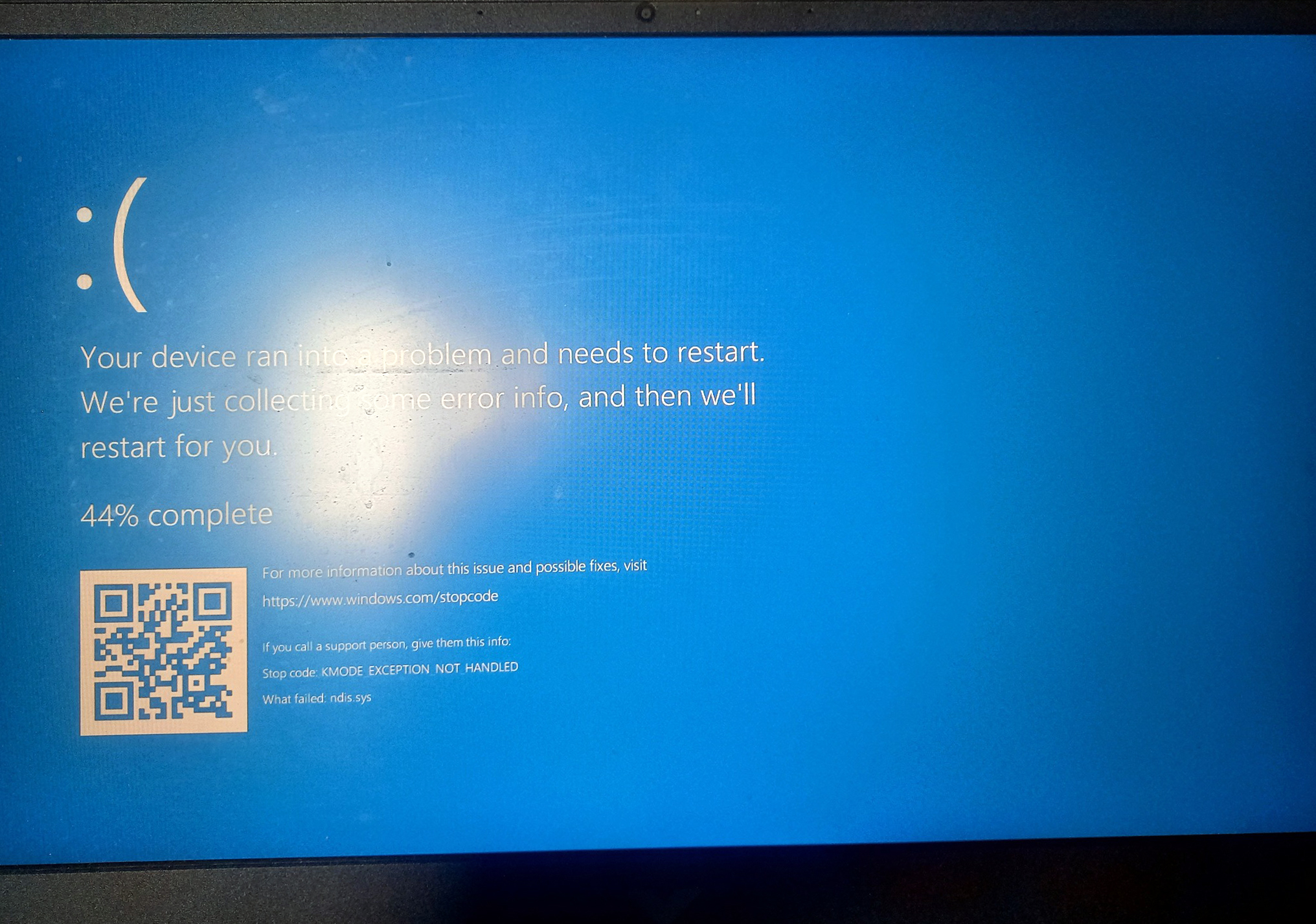 Sửa Lỗi Màn Hình Xanh Stop Code KMODE_EXCEPTION_NOT_HANDLED